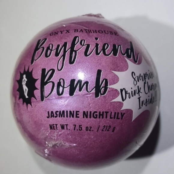 Onyx Bathhouse | Bath & Body | Boyfriend Bath Bomb With Surprise Drink Charmer | Poshmark